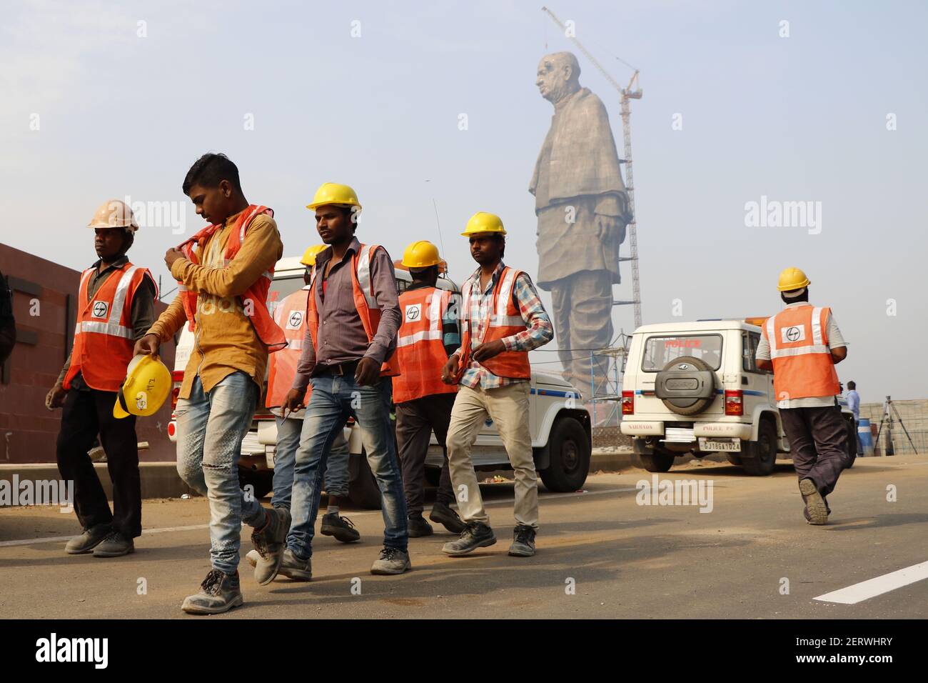 Statue Of Unity Construction Site