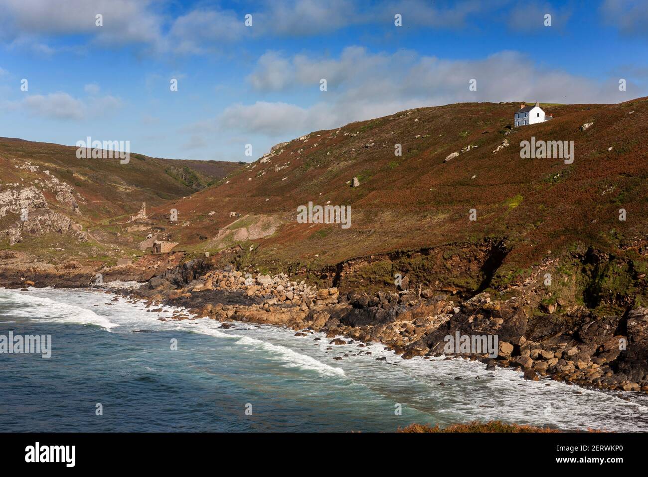 Porth Ledden and Kenidjack Valley on the Tin Coast, West Penwith ...