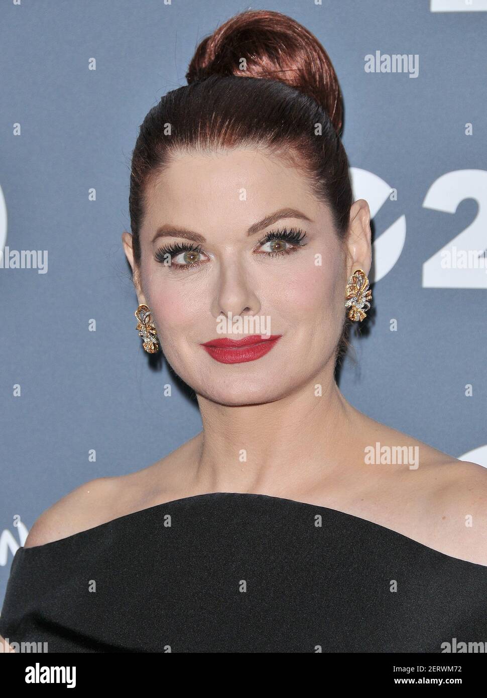 Debra Messing arrives at the 2018 GLSEN Respect Awards held at the ...