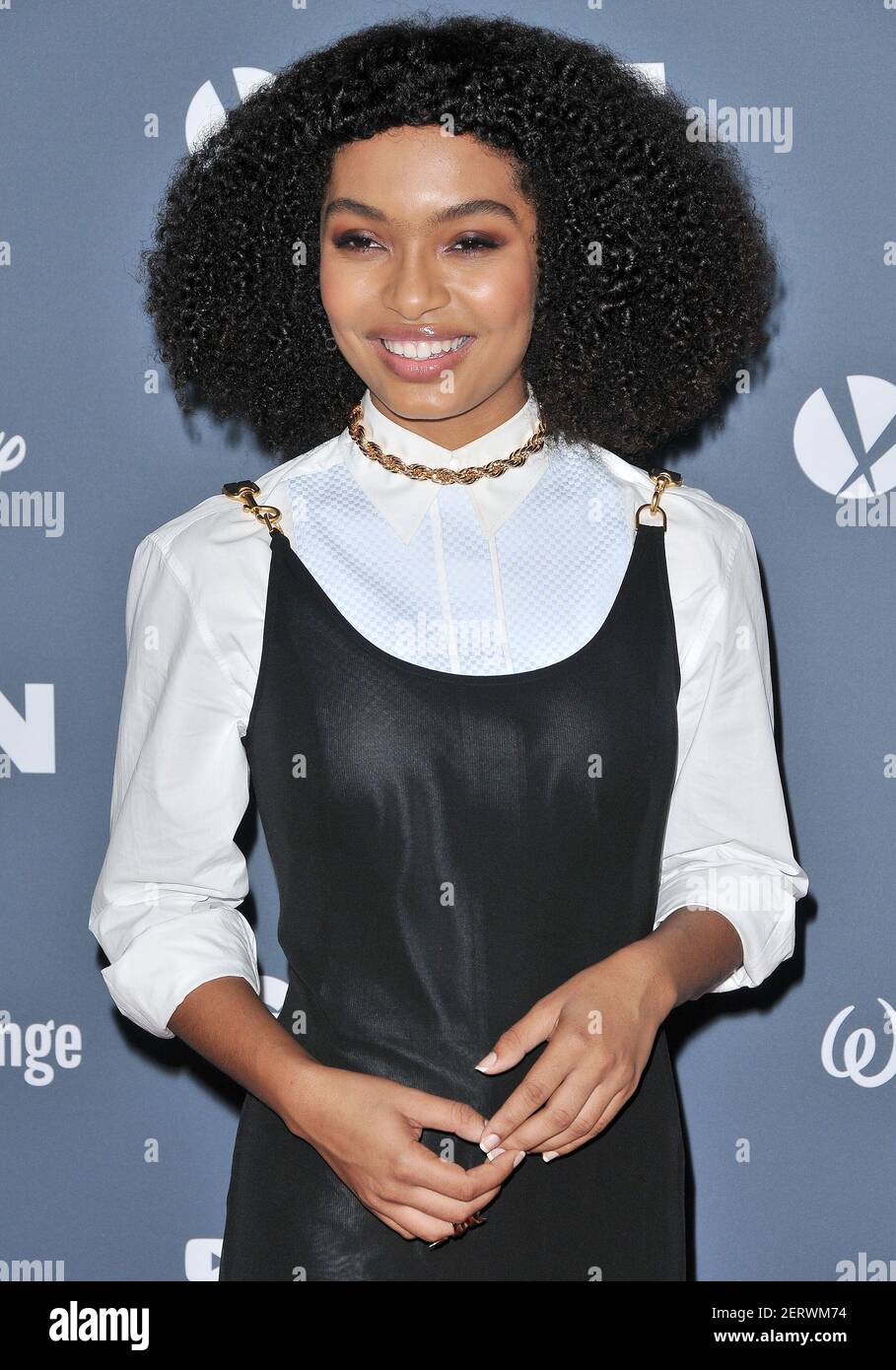 Yara Shahidi arrives at the 2018 GLSEN Respect Awards held at the ...
