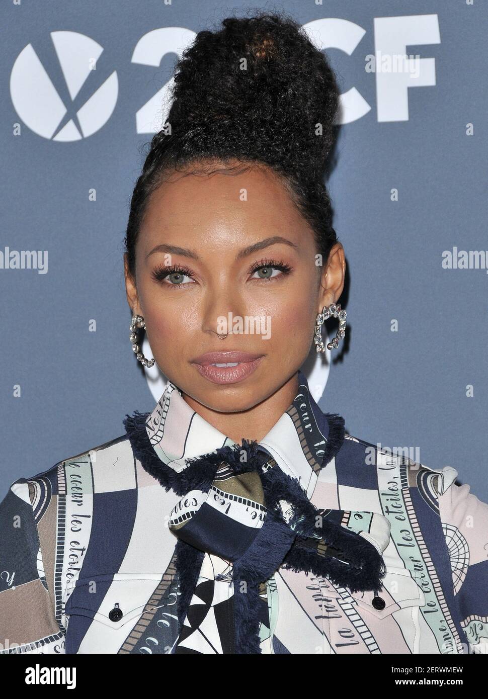 Logan Browning arrives at the 2018 GLSEN Respect Awards held at the ...