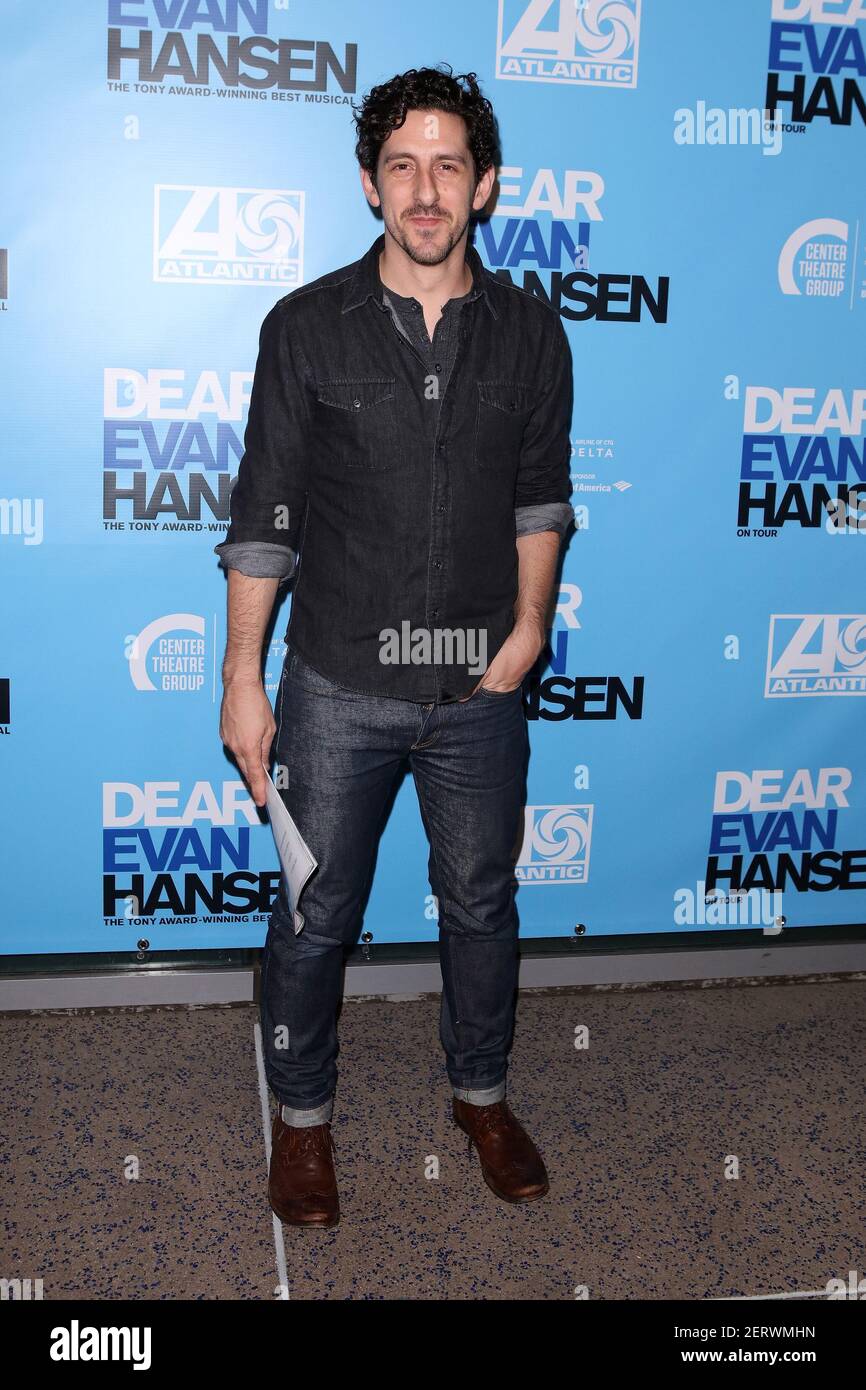Adam Shapiro attends the Los Angeles Opening Night of musical "Dear ...