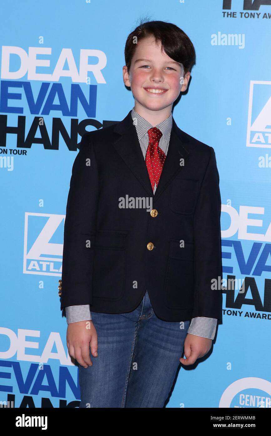 Iain Armitage attends the Los Angeles Opening Night of musical "Dear ...