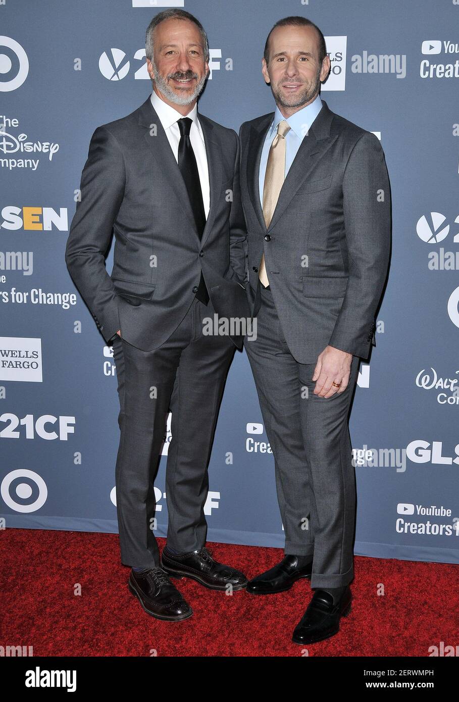 (L-R) Max Mutchnick and David Kohan at the 2018 GLSEN Respect Awards ...