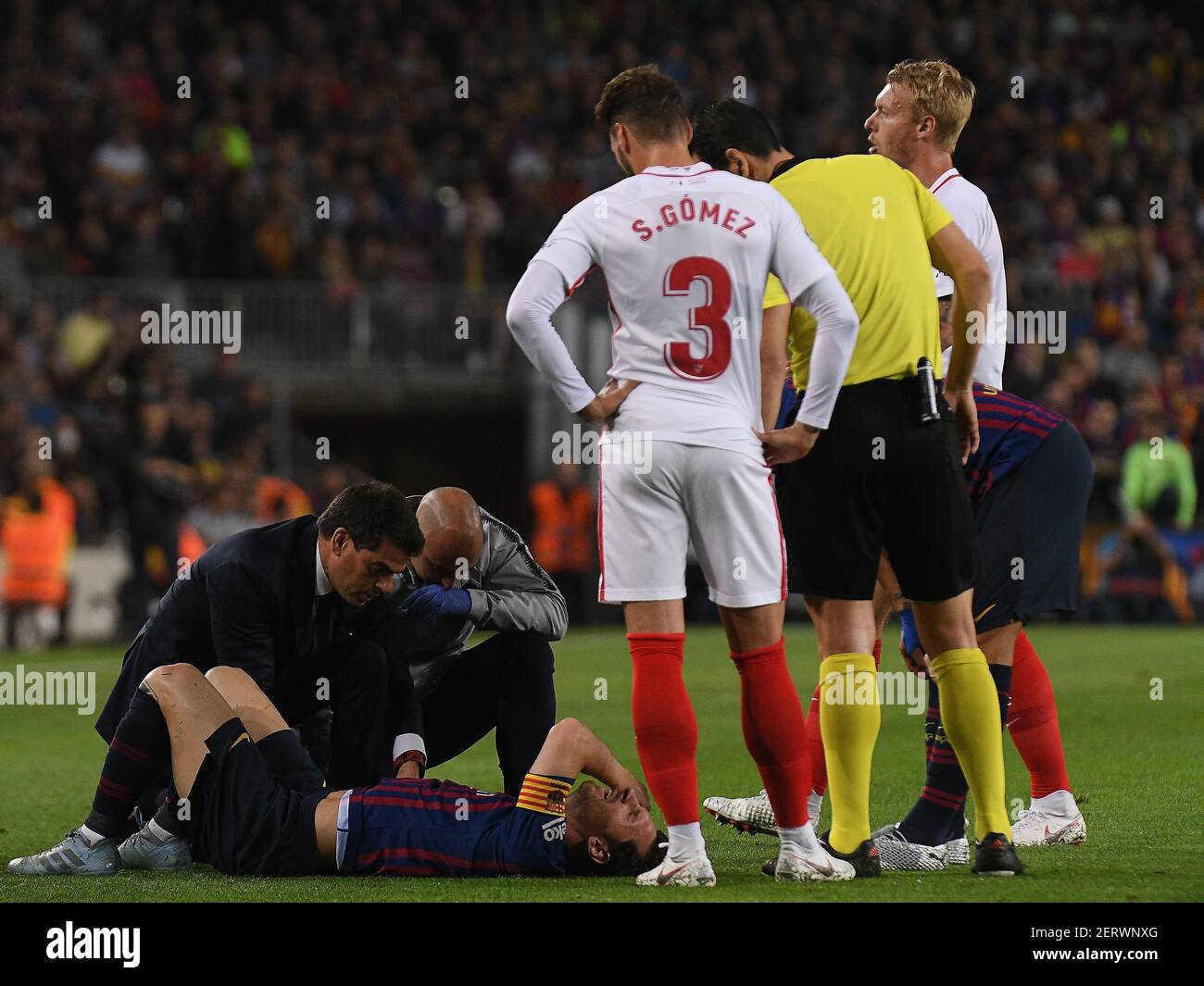 BARCELONA, 20-10-2018. LaLiga 2018/ 2019, date 9. Barcelona - Sevilla ...