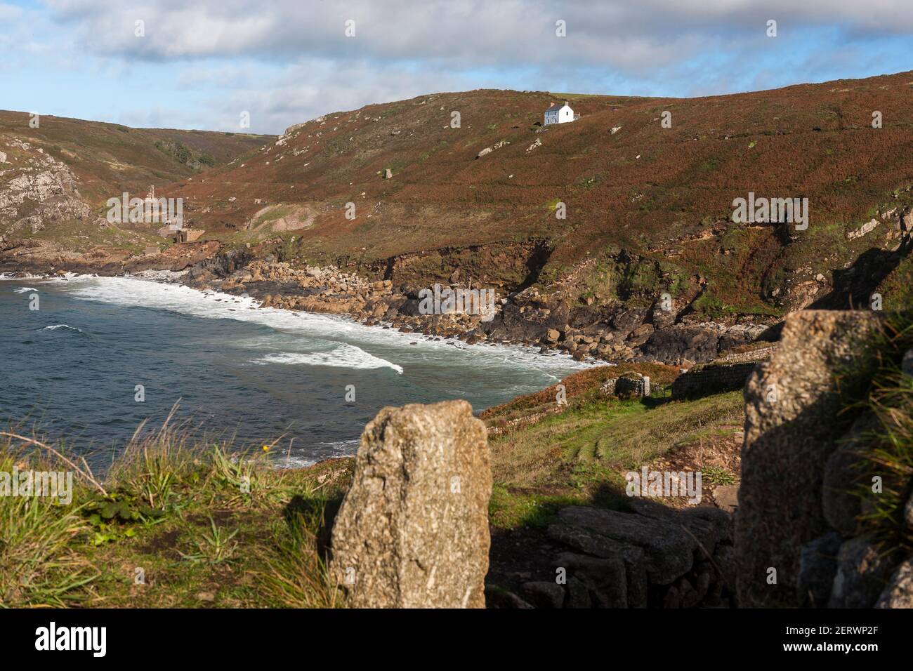 Porth Ledden and Kenidjack Valley on the Tin Coast, West Penwith ...