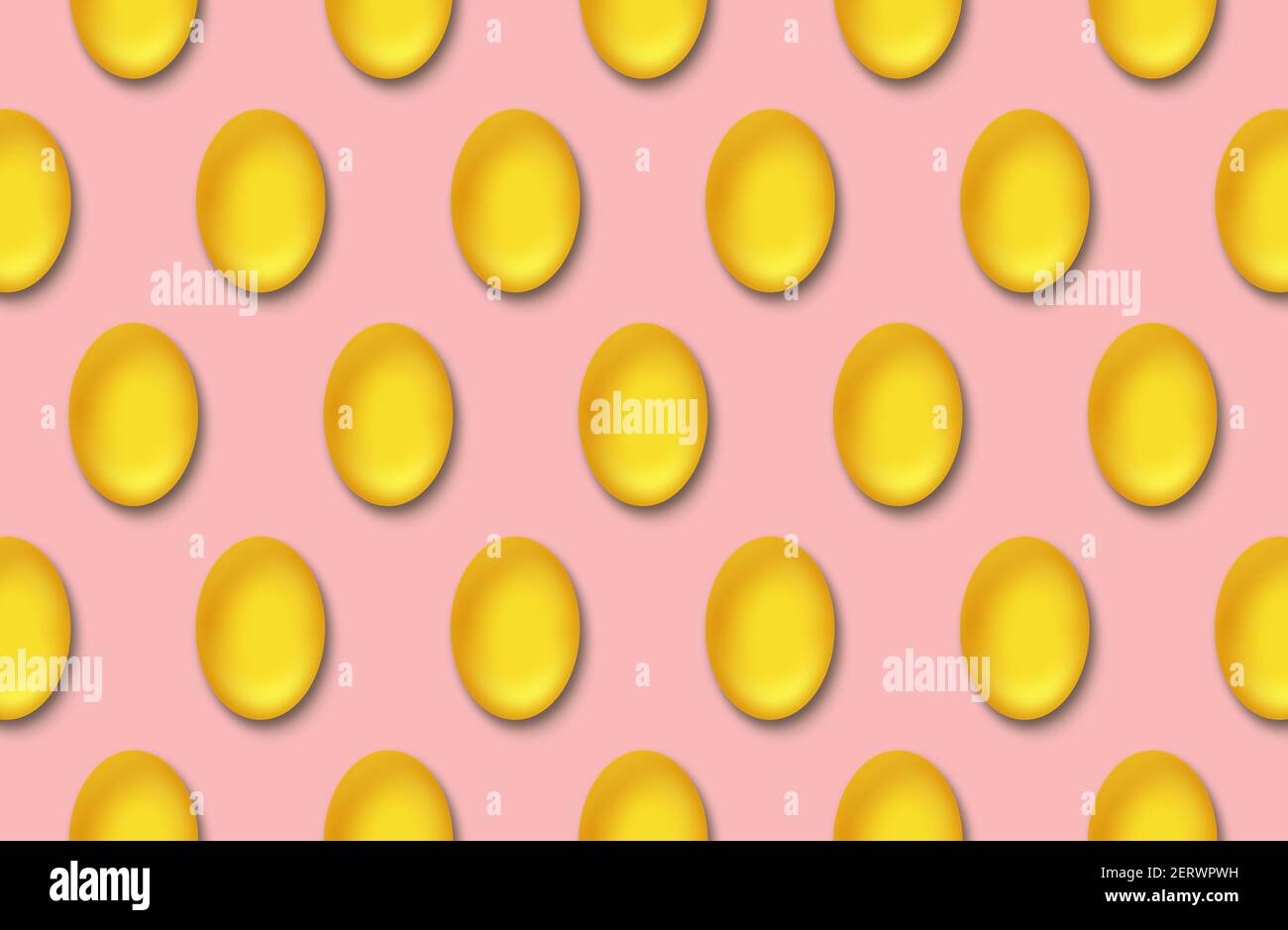Seamless Easter eggs pattern on pink background Stock Photo - Alamy