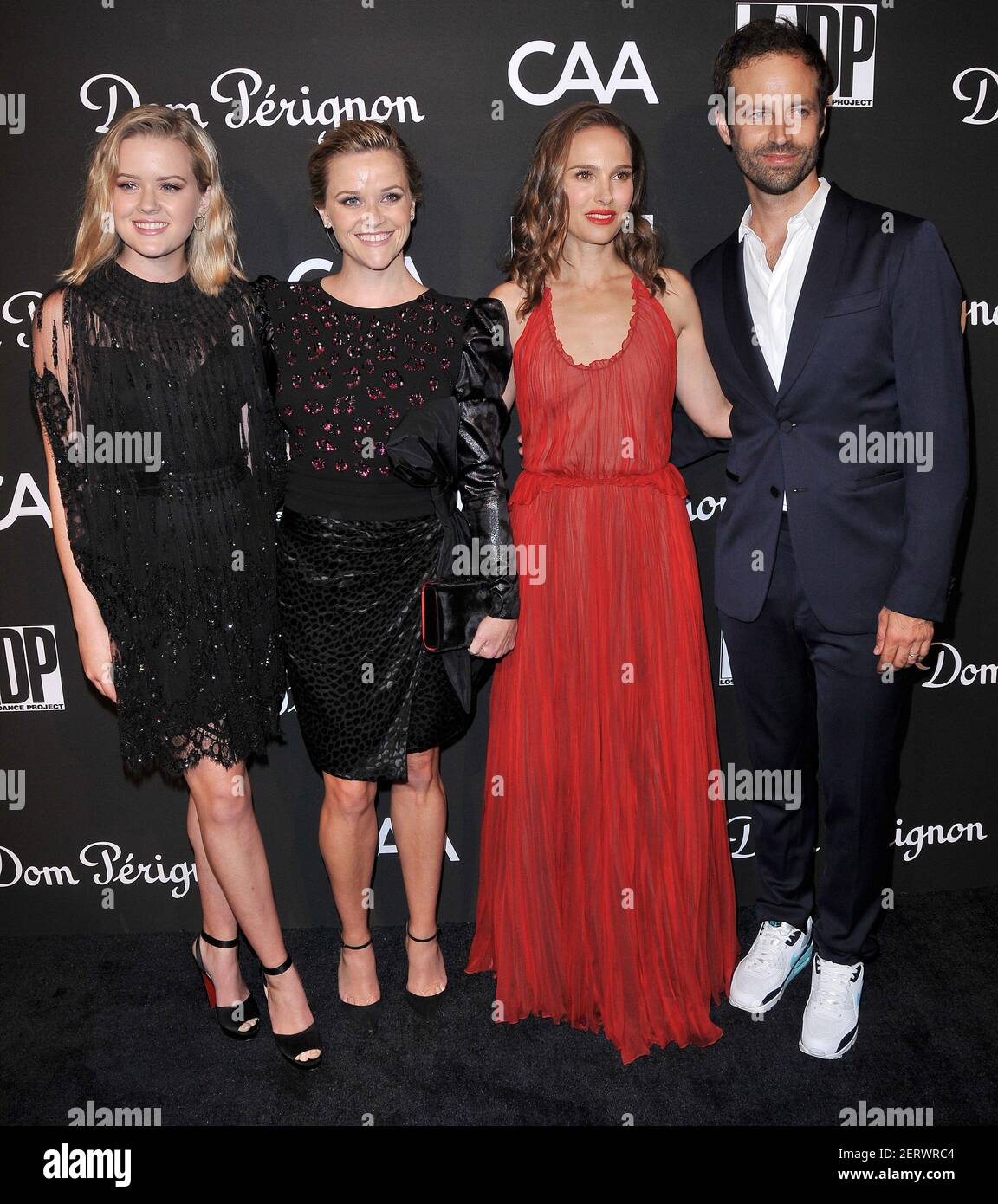 (L-R) Ava Elizabeth Phillippe, Reese Witherspoon, Natalie Portman and ...
