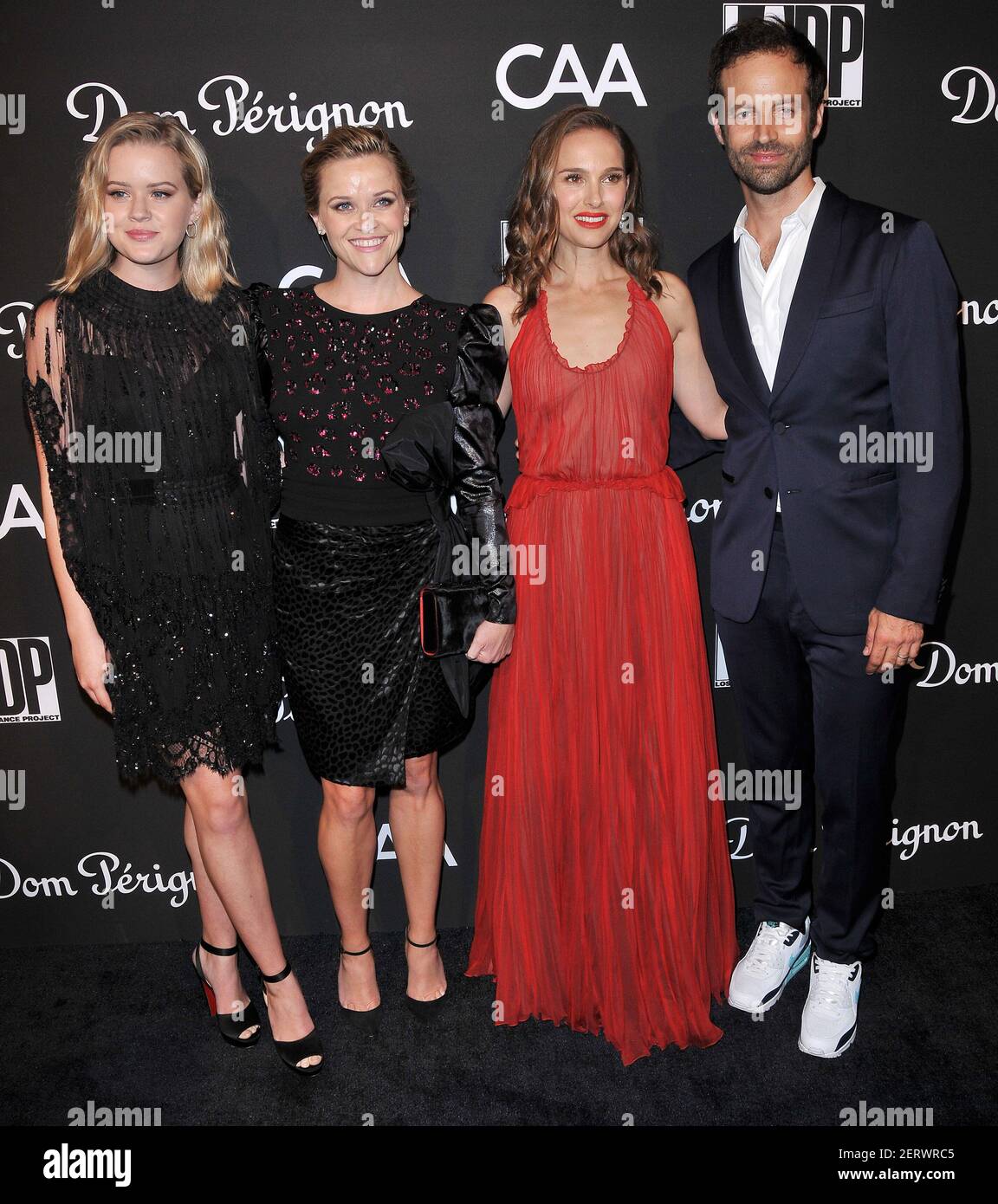 (L-R) Ava Elizabeth Phillippe, Reese Witherspoon, Natalie Portman and ...