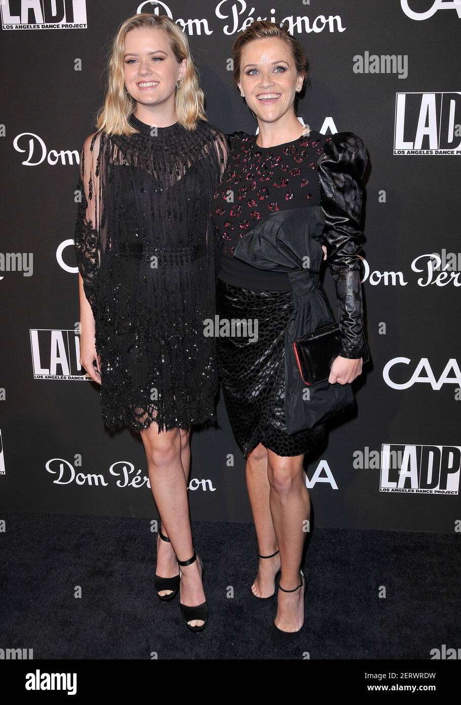 (L-R) Ava Elizabeth Phillippe and Reese Witherspoon at the L.A. Dance ...