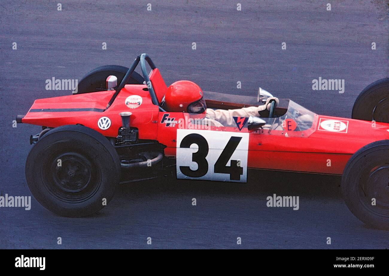 An open-wheel single-seater Formula Vee racing car at the Nurburgring ...