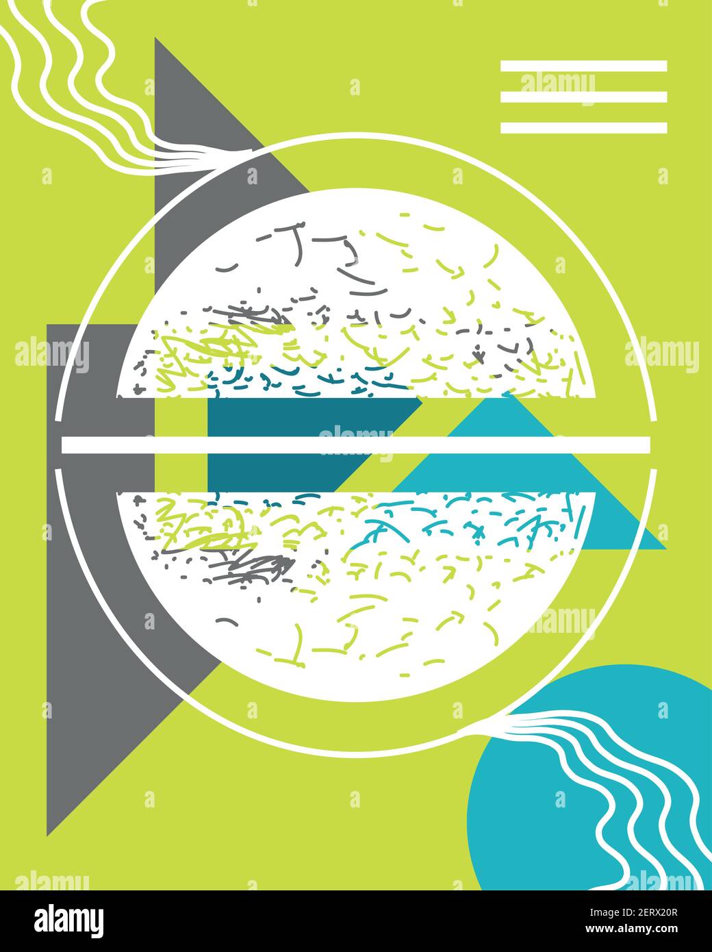 abstract geometric shapes card template Stock Vector Image & Art - Alamy