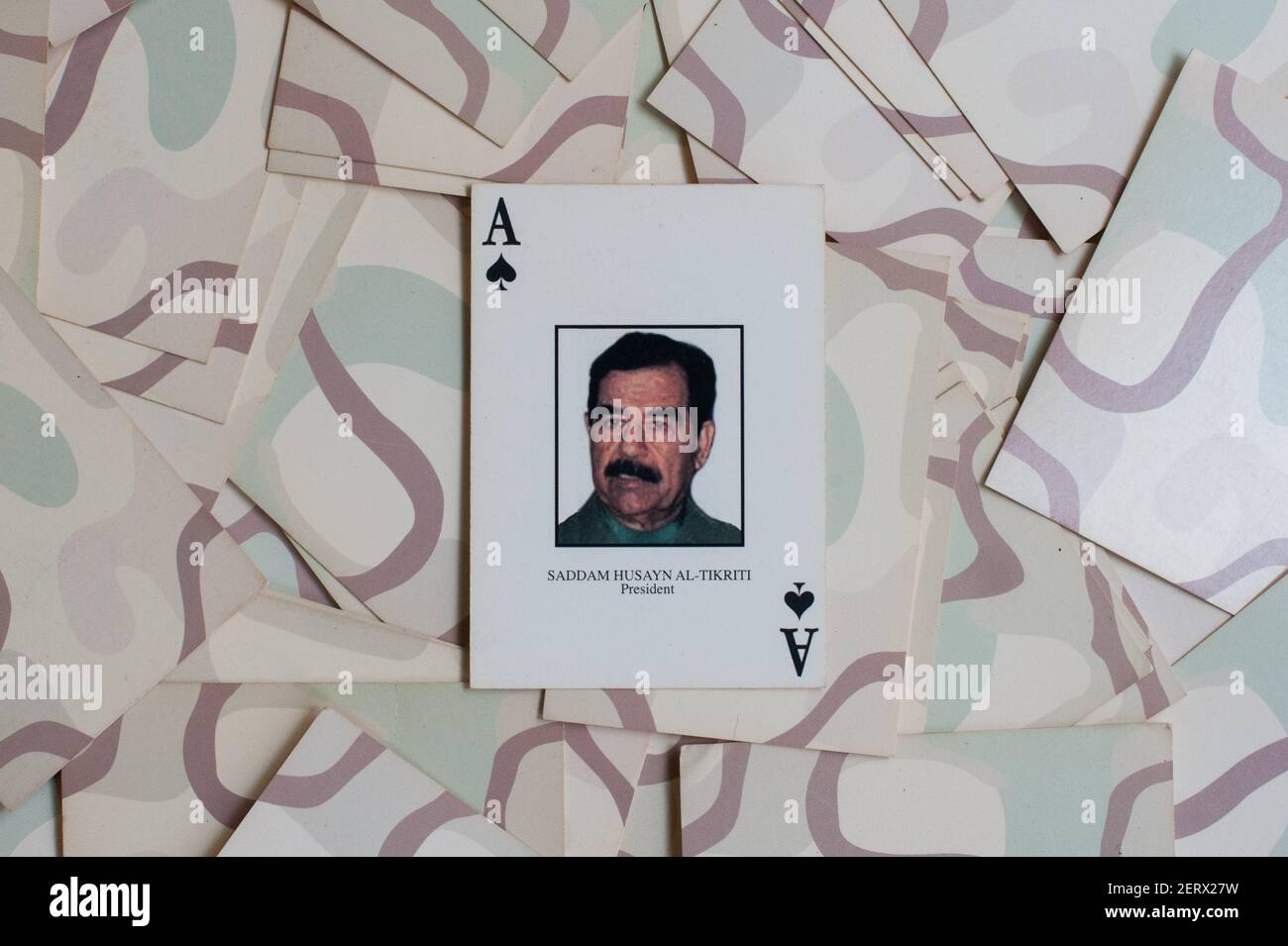 Most wanted iraqi playing cards hi-res stock photography and images - Alamy