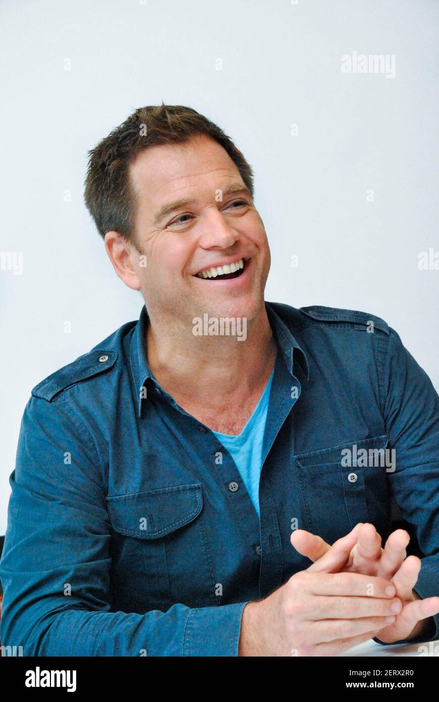 Michael Weatherly at the Hollywood Foreign Press Association press ...