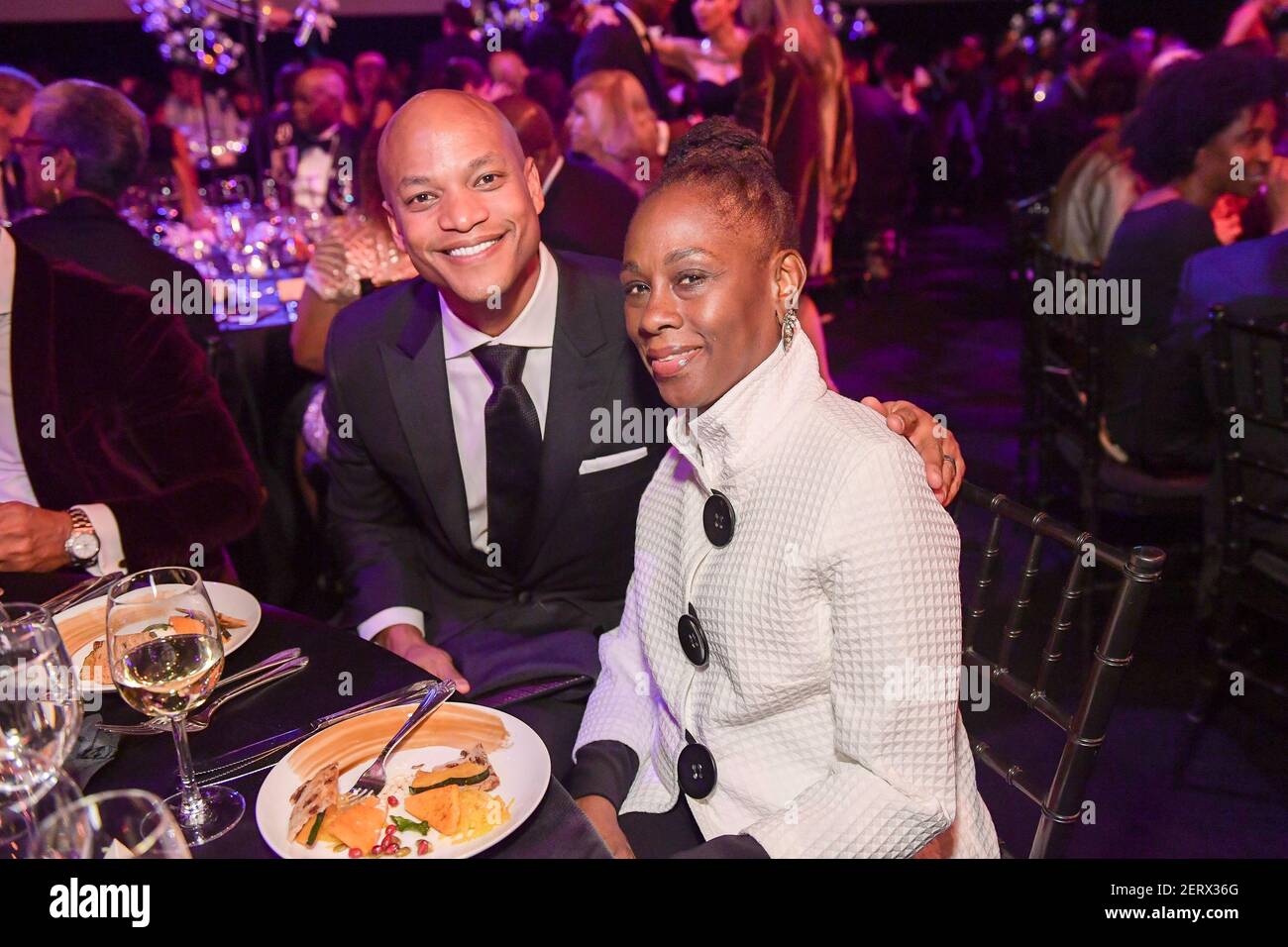 Rashad Bailey and Chirlane McCray at the Studio Museum in Harlem 2018 ...
