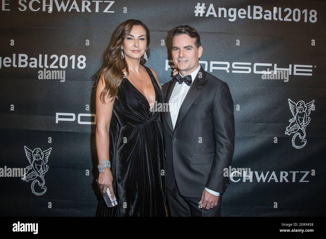NASCAR Driver Jeff Gordon and Model Ingrid Vandebosch attend the 2018 ...