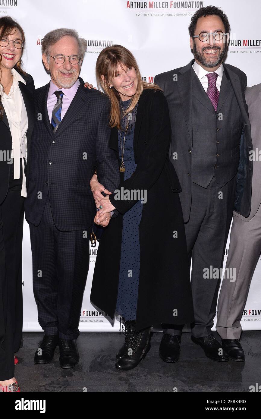(L-R) Rebecca Miller, filmmaker Steven Spielberg, Kate Capshaw and Tony ...
