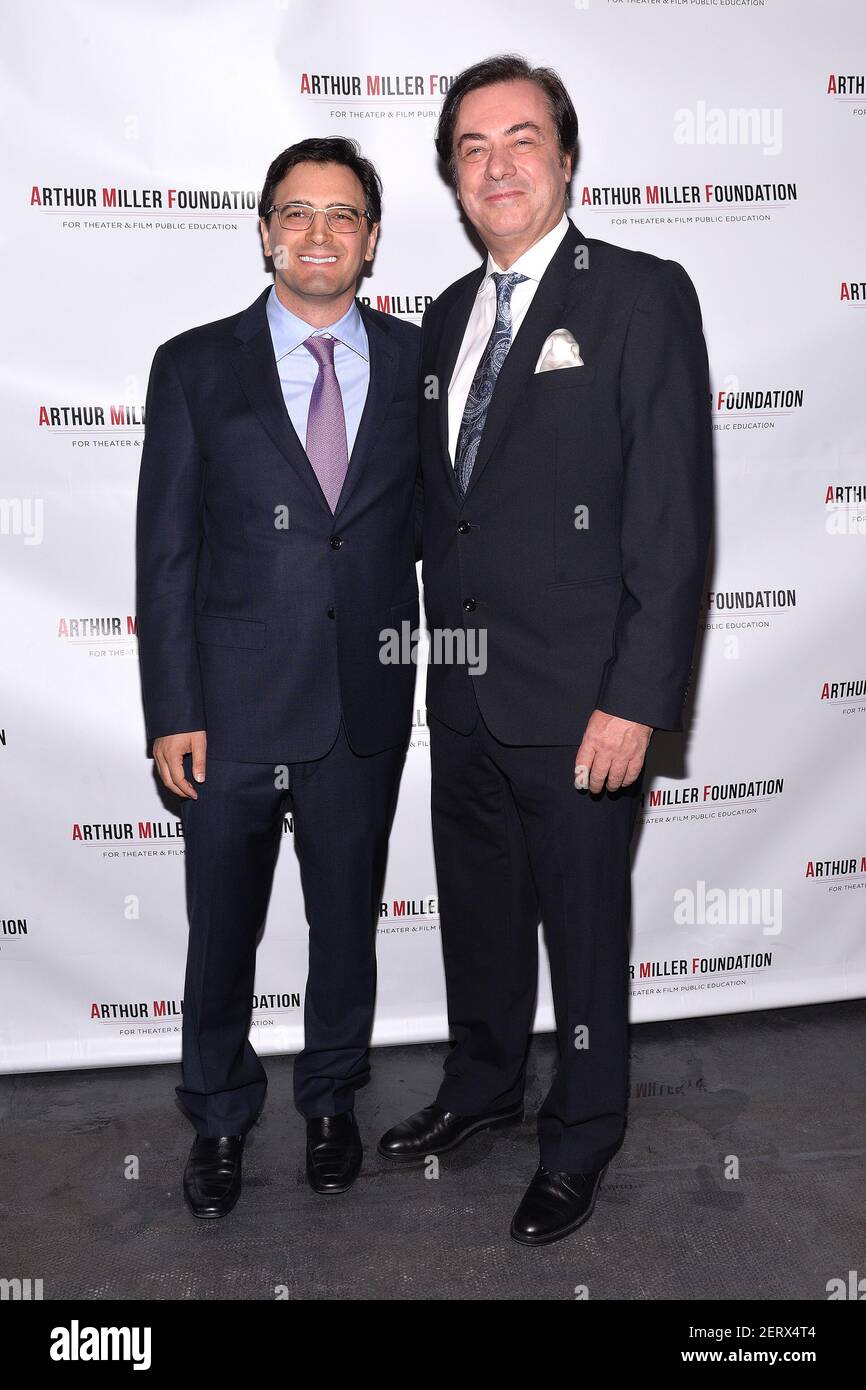 (L-R) Aaron Siegel and John Gore attend the 2018 Arthur Miller ...
