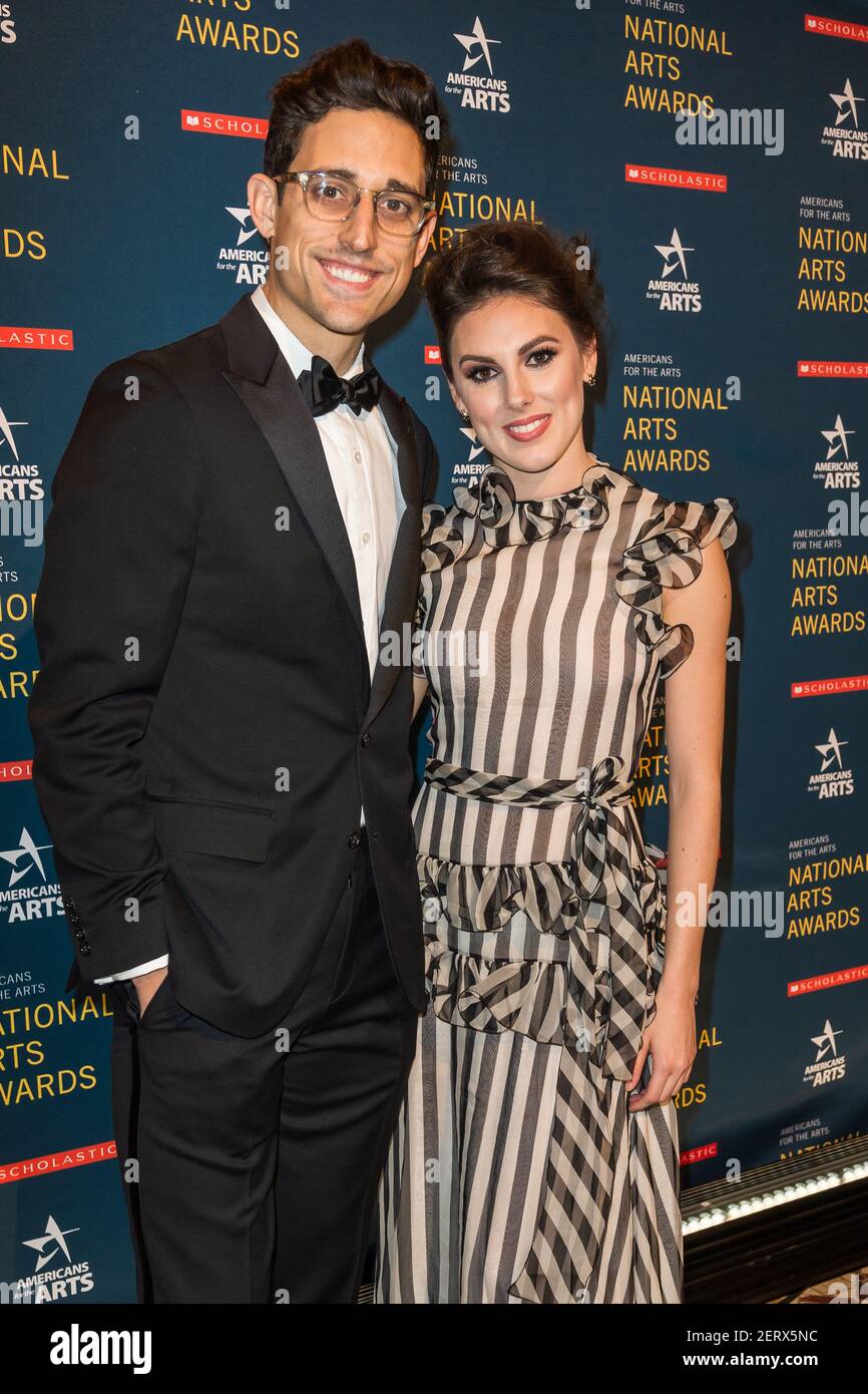 Honoree Justin Peck (L) is seen with ballerina Tiler Peck (R) at red ...