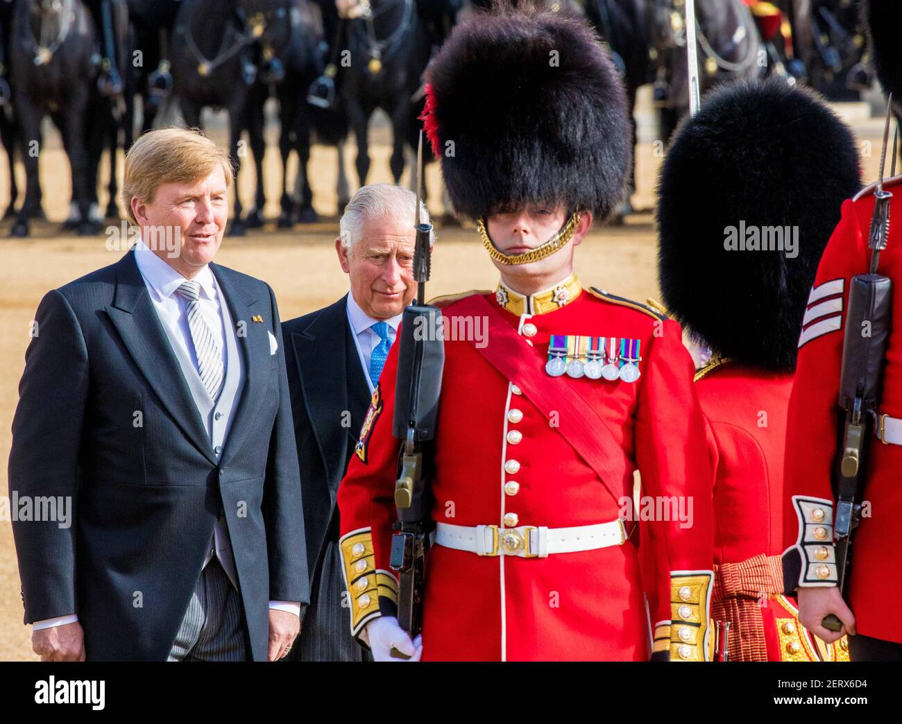 Charles, Prince of Wales and King Willem-Alexander of the Netherlands ...
