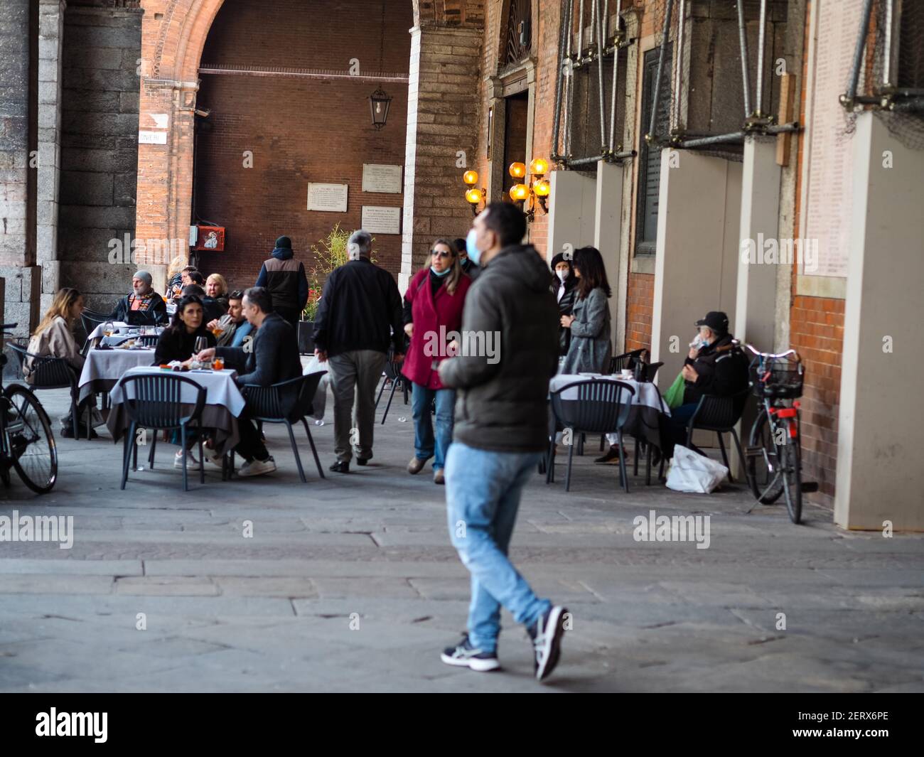 CREMONA, ITALY - Feb 21, 2021: Cremona, Lombardy, Italy -27 february ...