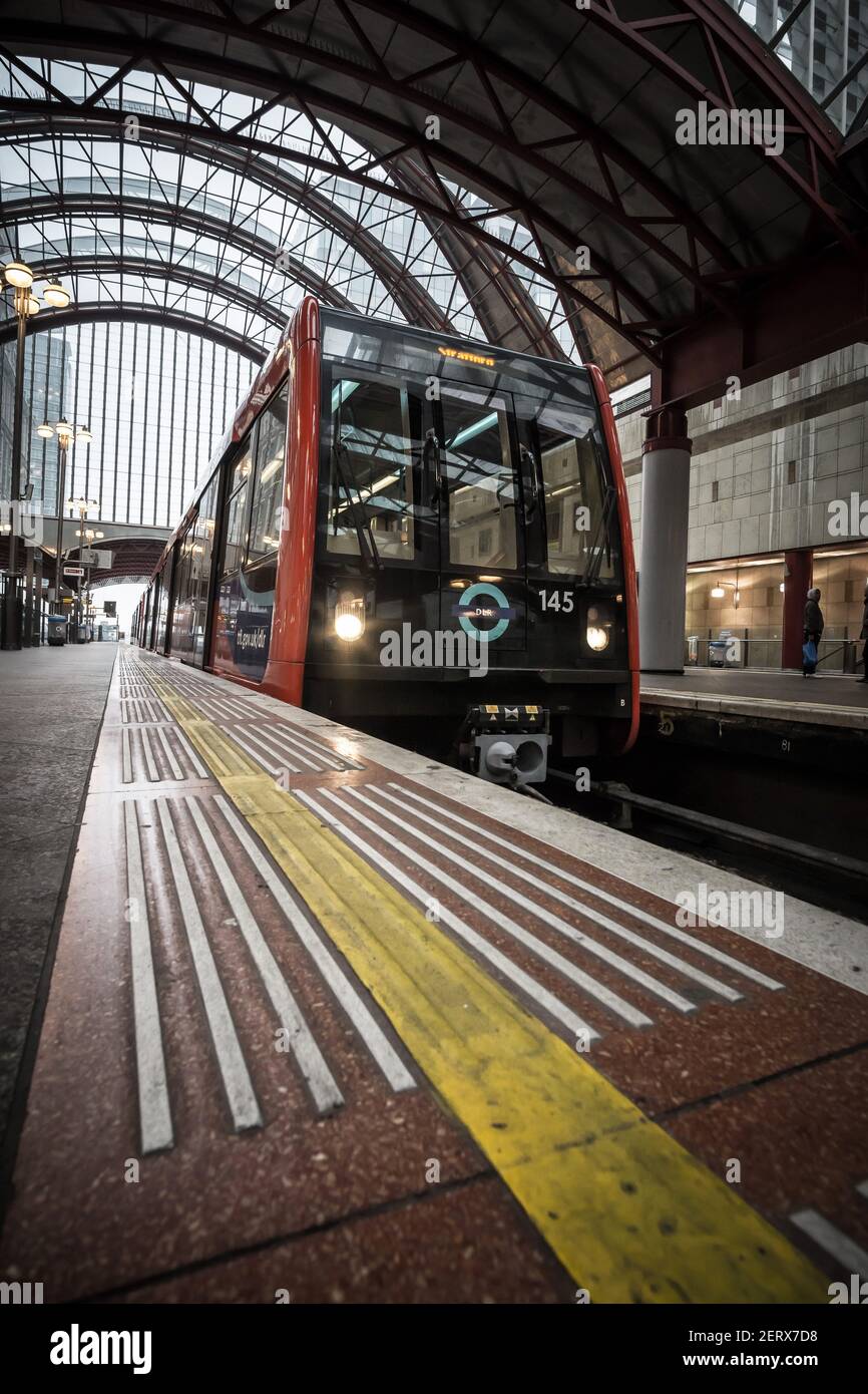 Dlr bombardier train hi-res stock photography and images - Alamy