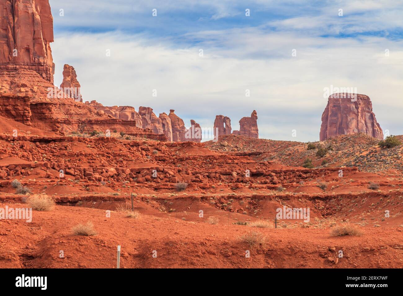 Rock formation at Monument Valley Stock Photo - Alamy