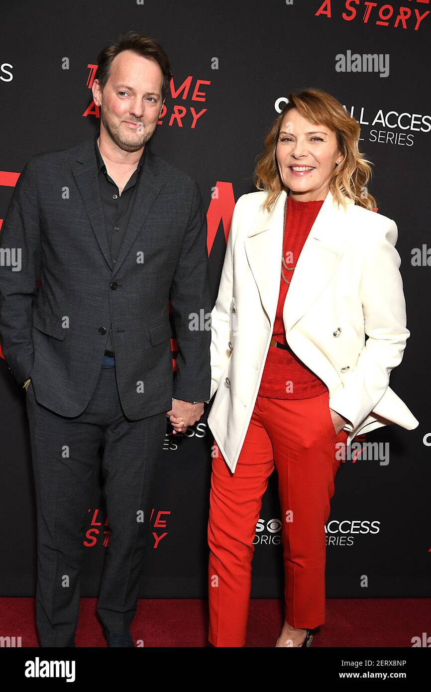 Russell Thomas and actor Kim Cattrall attend the "Tell Me A Story ...