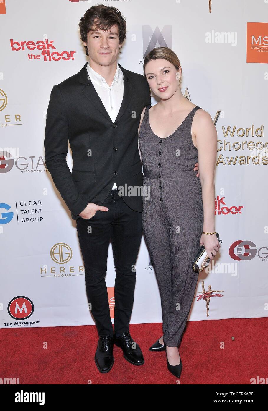 (L-R) Kyle Allen and Kristin Allen at the 8th Annual World Choreography ...