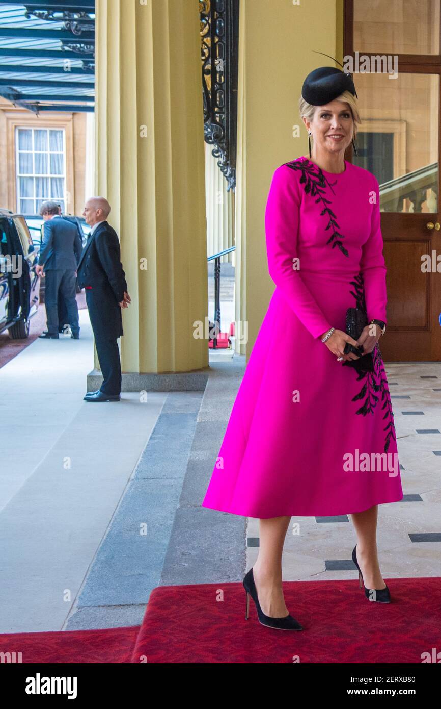Queen Maxima of the Netherlands says goodbye, after the 2 day state ...