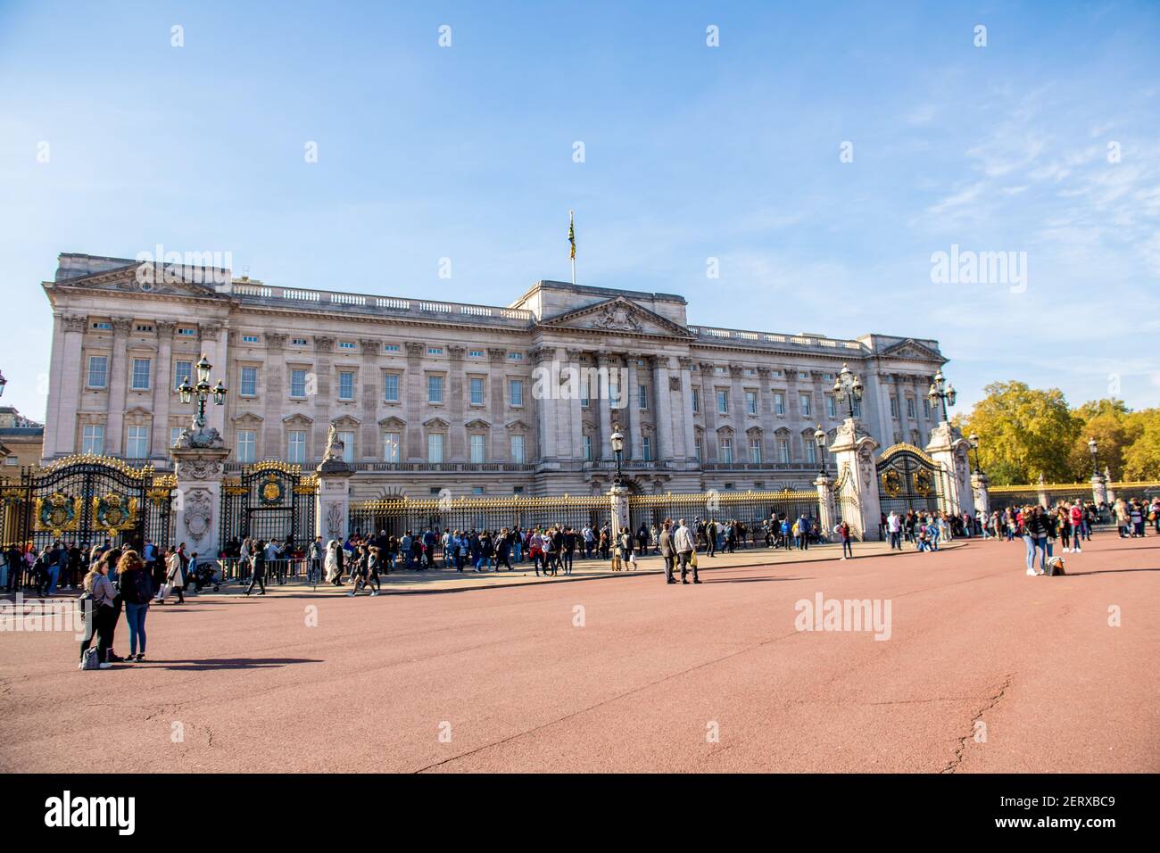 Buckingham Palace during the farwell of Queen Elizabeth II, King Willem ...