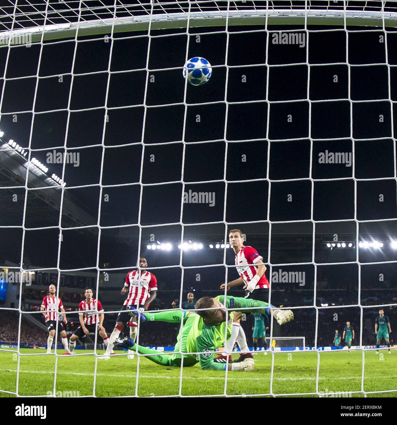 EINDHOVEN, PSV Eindhoven - Tottenham Hotspur FC, football, Champions ...