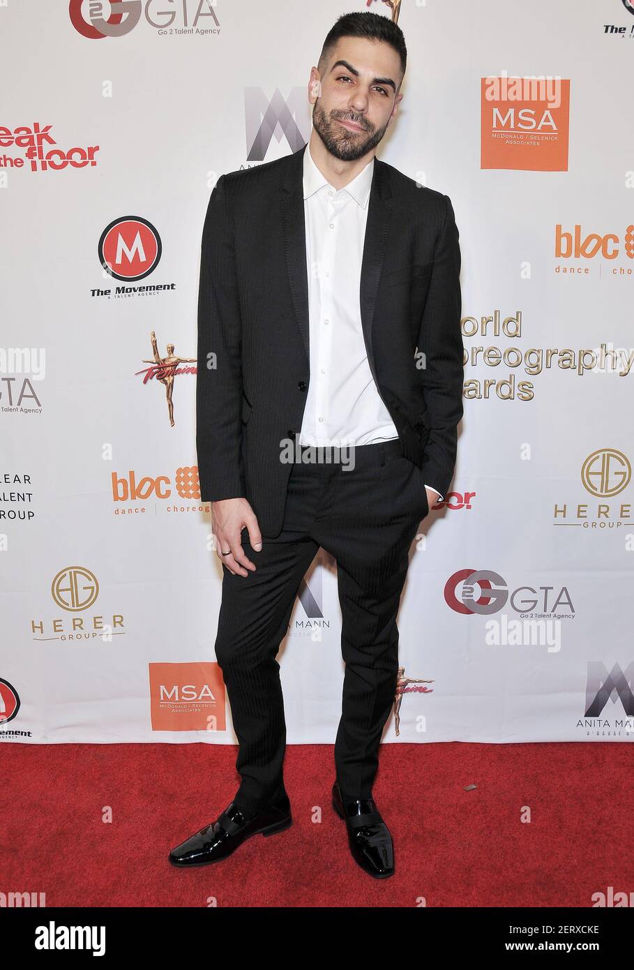 Derrick Schrader at the 8th Annual World Choreography Awards held at ...