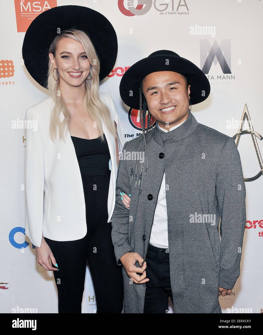 Gina Atkinson and Hok at the 8th Annual World Choreography Awards held ...