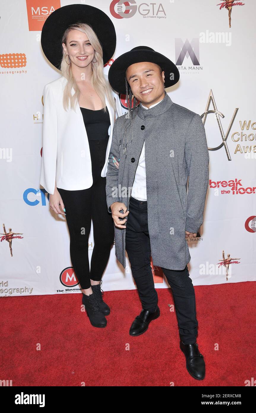 Gina Atkinson and Hok at the 8th Annual World Choreography Awards held ...