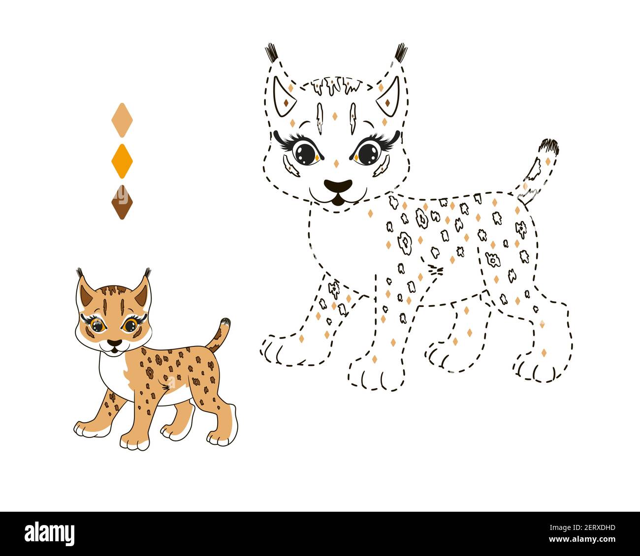 Lynx Coloring Pages