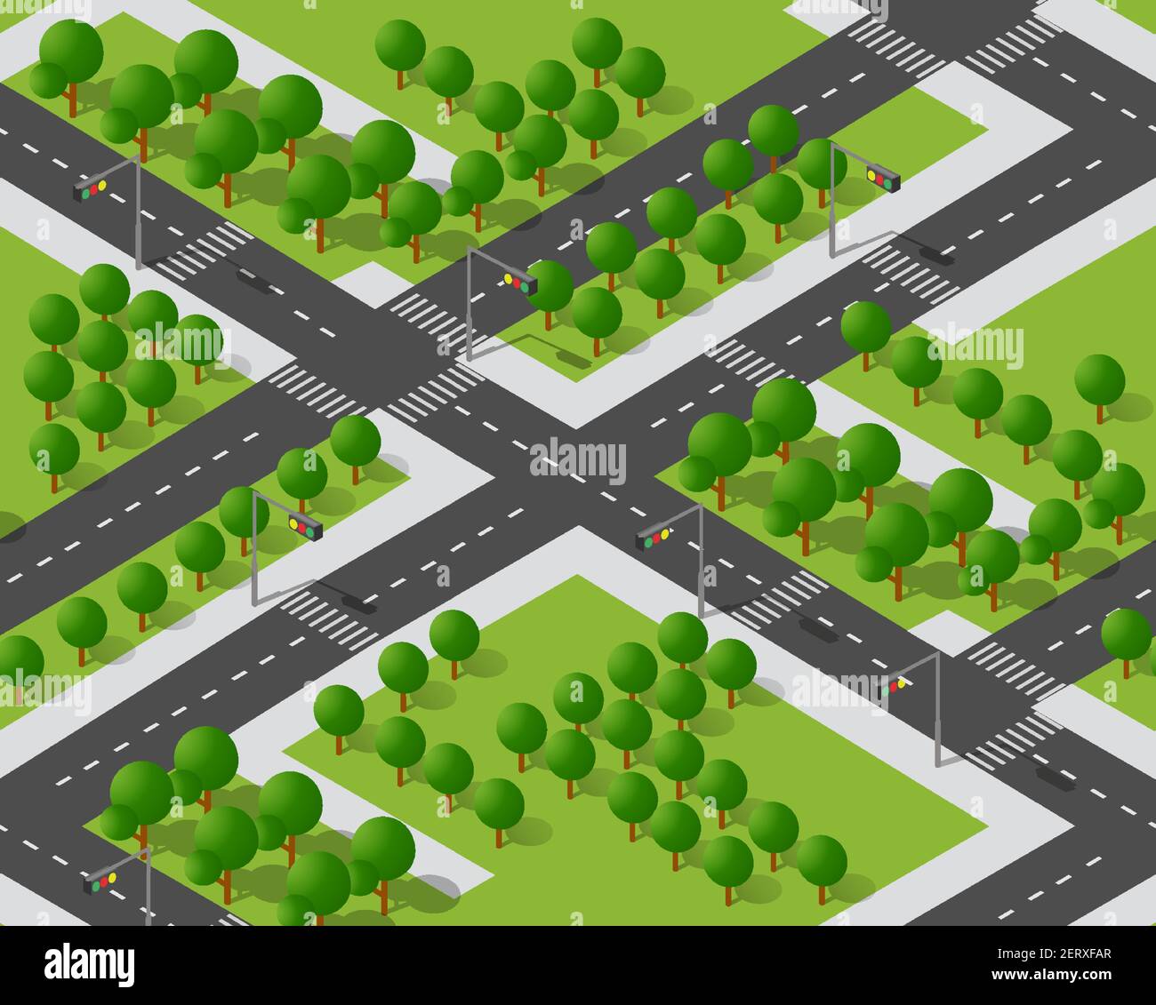 3d park model Stock Vector Images - Alamy