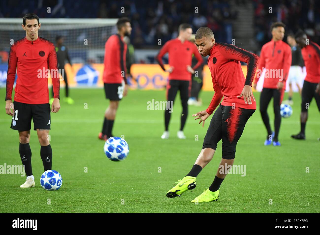 Kylian Mbappe, Angel Di Maria - Paris Saint Germain vs SSC Napoli ...