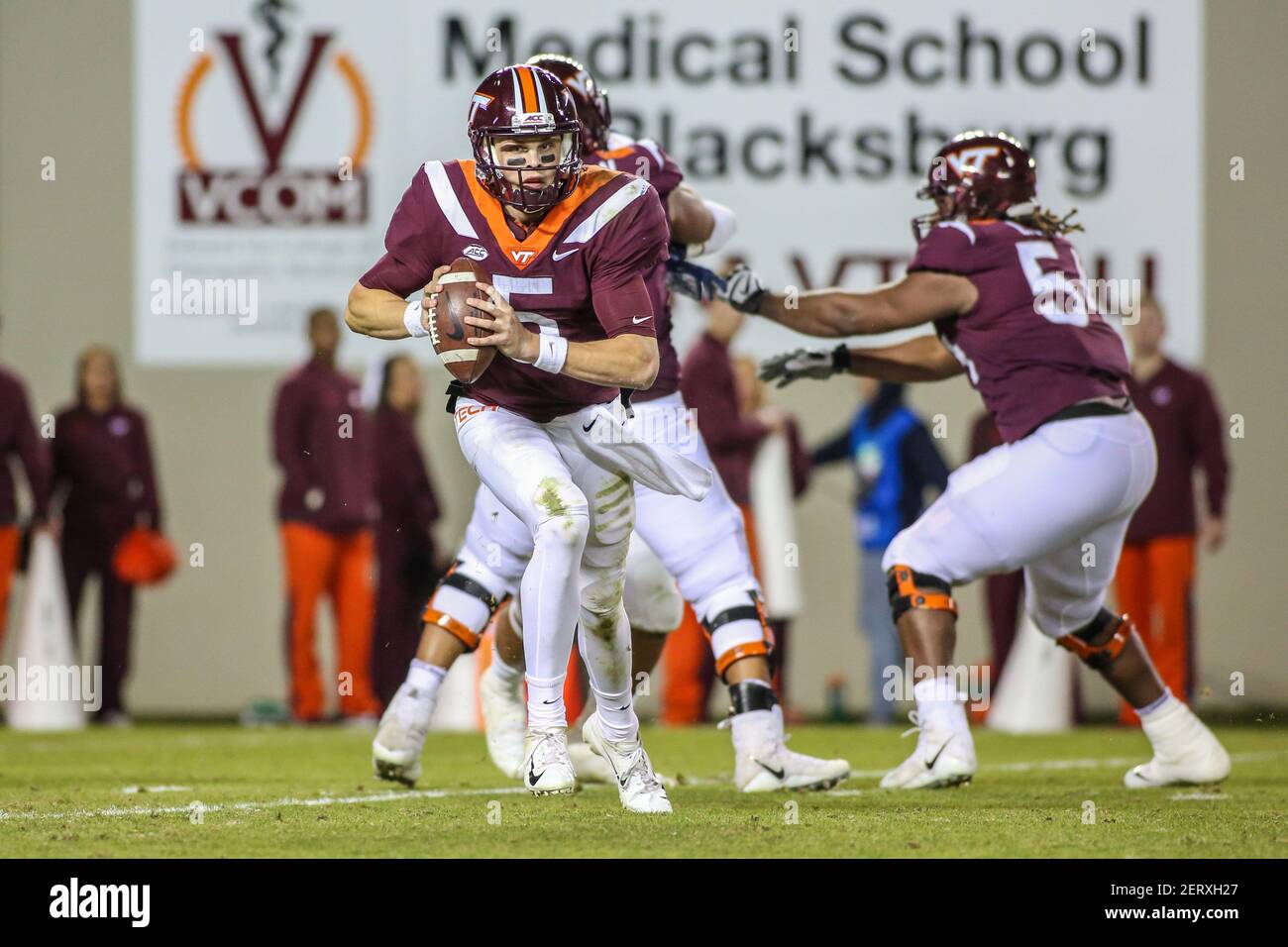 October 25, 2018: Virginia Tech Hokies quarterback Ryan Willis (5 ...