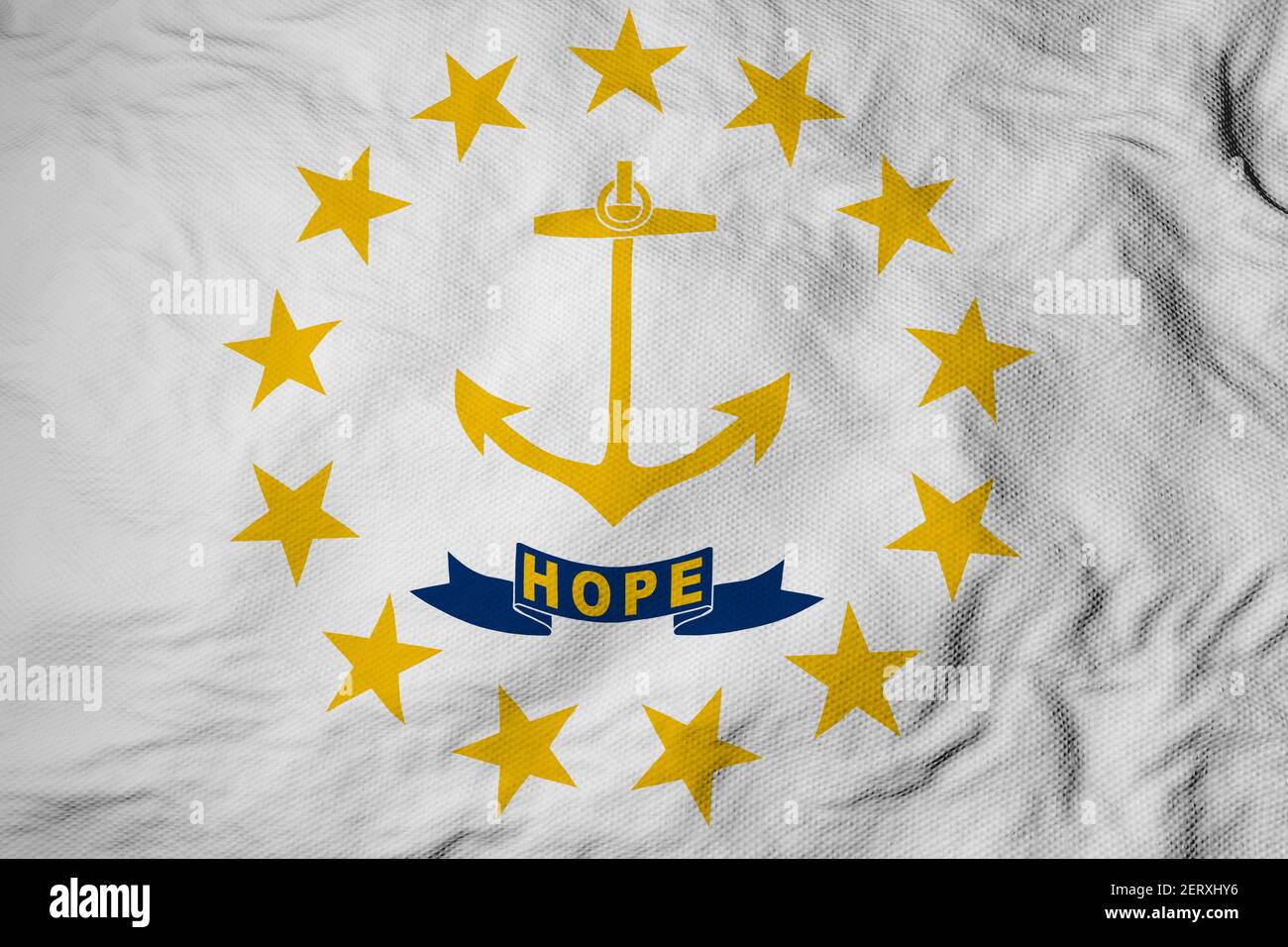 Rhode island flag hi-res stock photography and images - Alamy