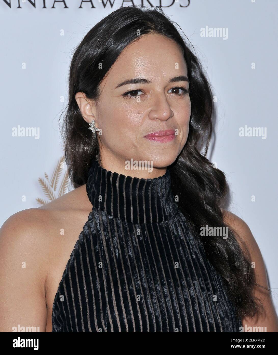 Michelle Rodriguez arrives at the 2018 British Academy Britannia Awards ...
