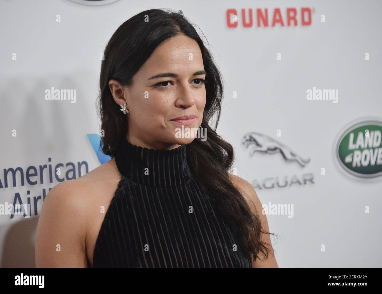 Michelle Rodriguez arrives at the 2018 British Academy Britannia Awards ...