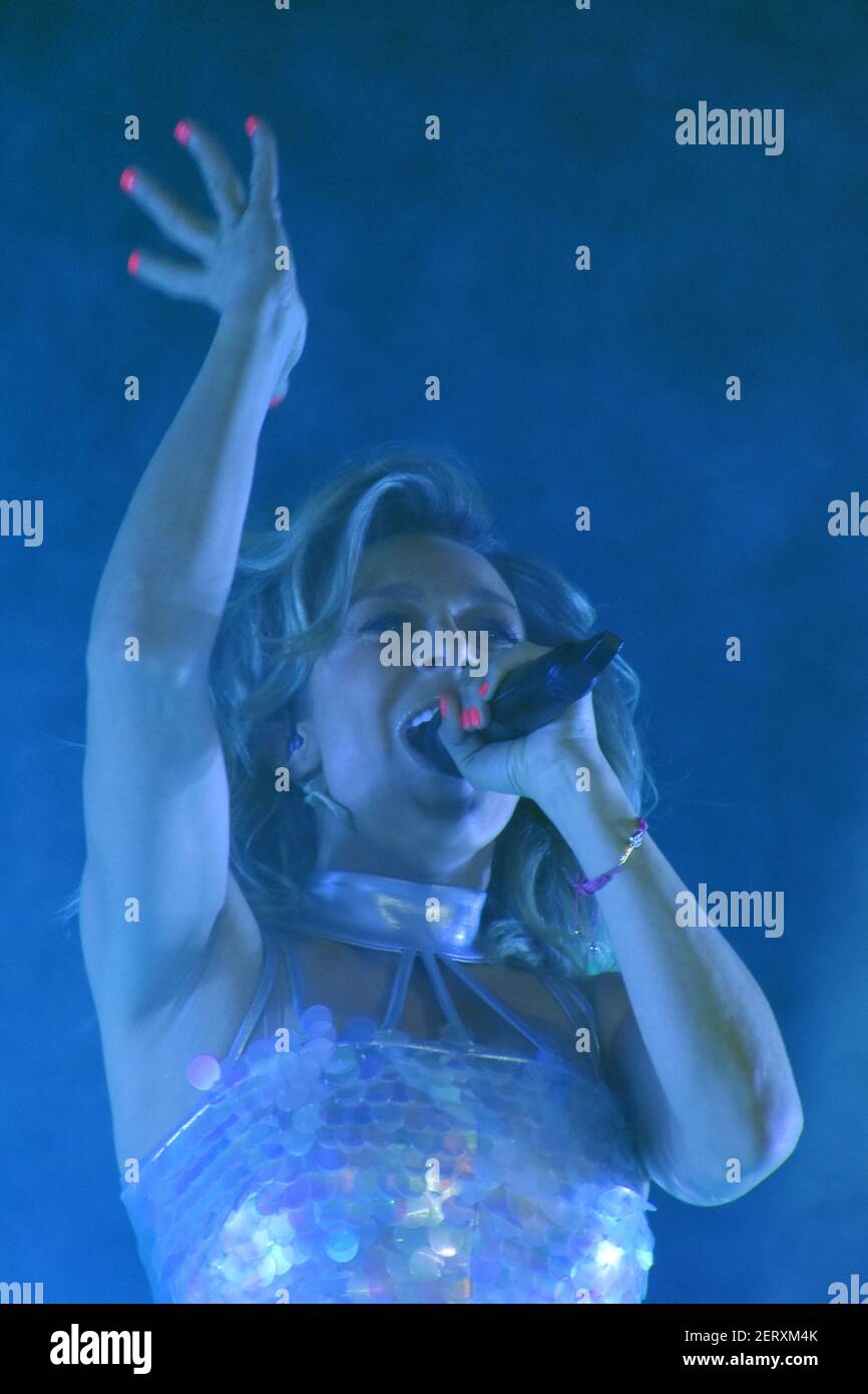 Mexican singer María Fernanda Blázquez Gil? 'Fey' seen performs on ...