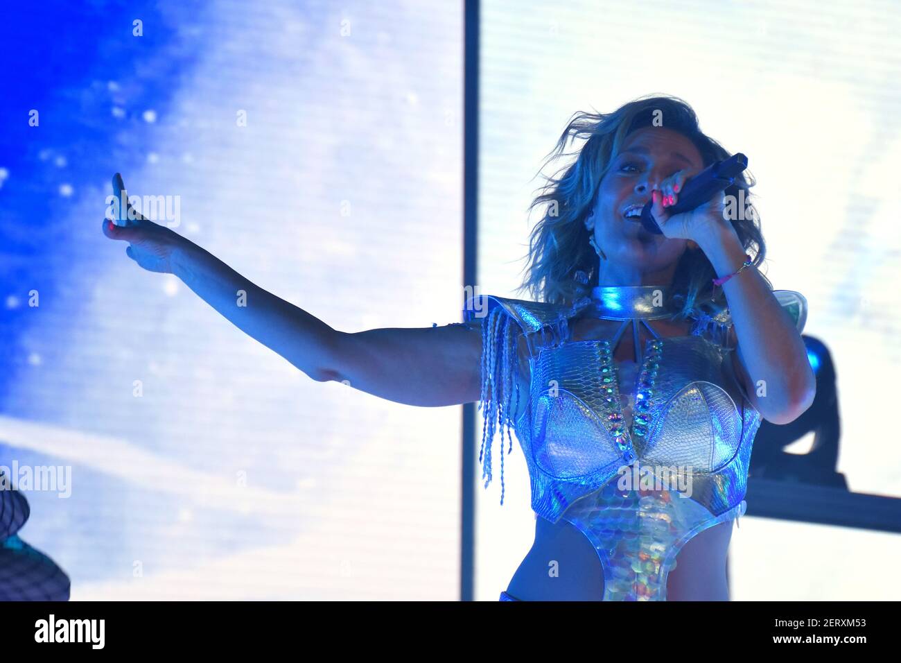 Mexican singer María Fernanda Blázquez Gil? 'Fey' seen performs on ...