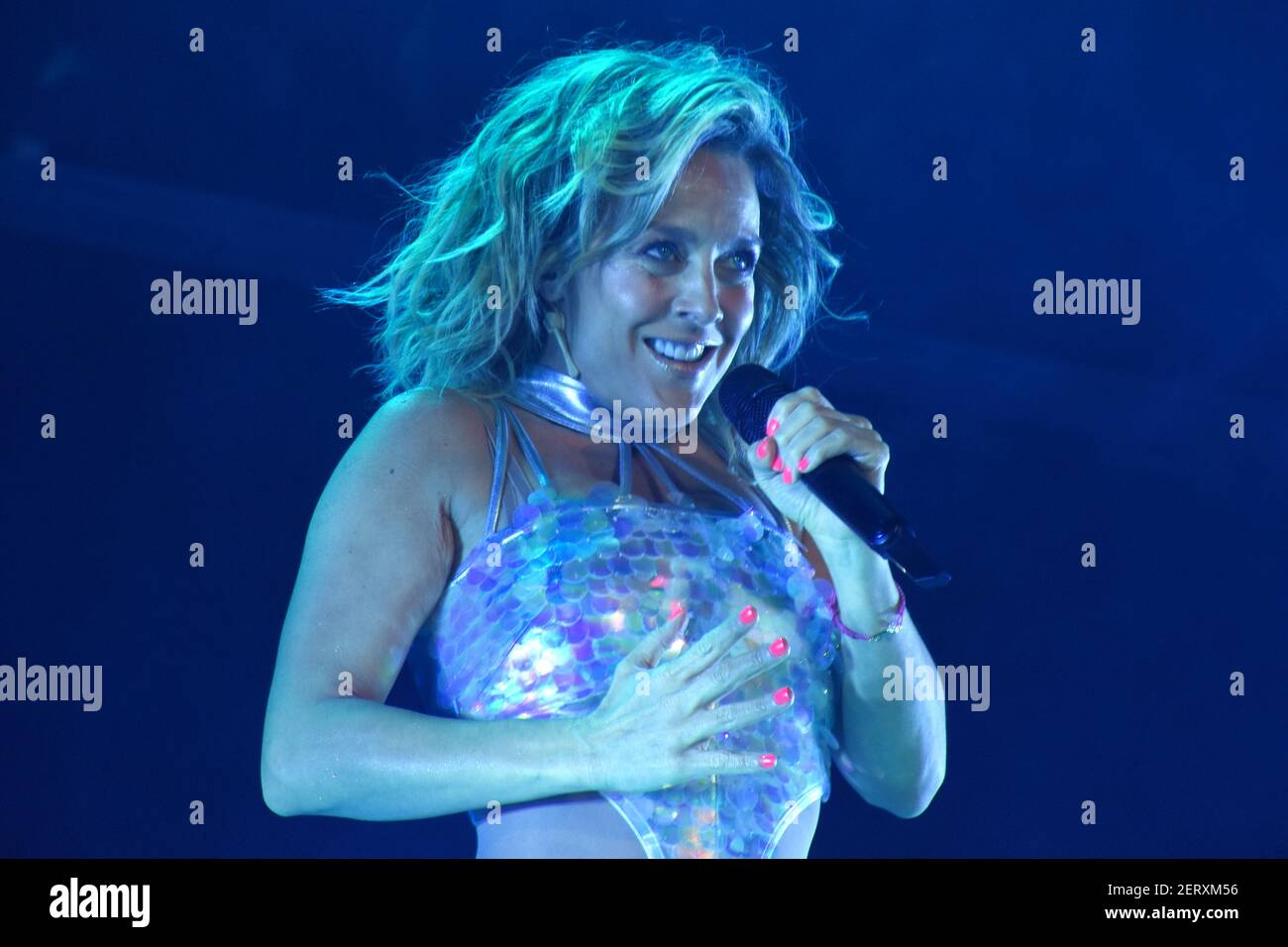 Mexican singer María Fernanda Blázquez Gil? 'Fey' seen performs on ...