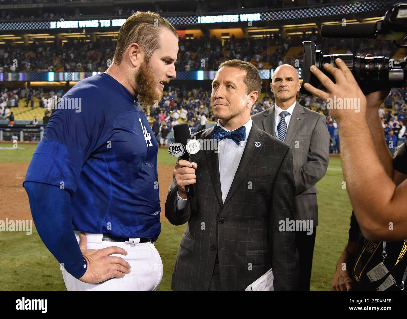 LOS ANGELES - OCTOBER 26: Ken Rosenthal and Max Muncy at the World ...