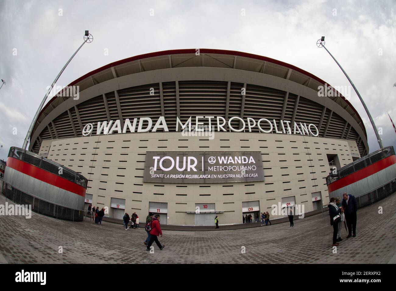 General view of Wanda Metropolitano Stadium before the match between ...