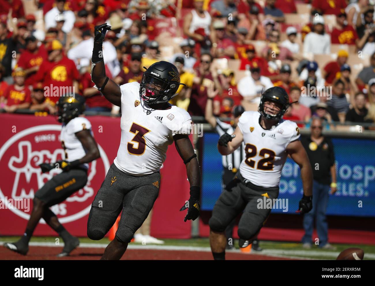 October 27, 2018 Arizona State Sun Devils running back Eno Benjamin #3 ...