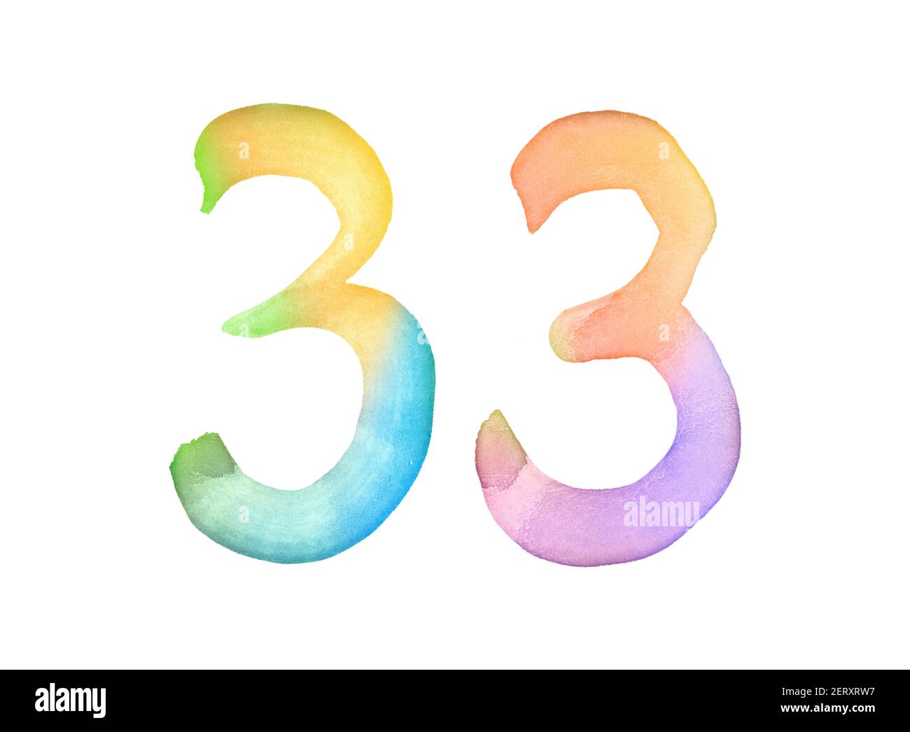 Number numbers three symbol figure Cut Out Stock Images & Pictures - Alamy
