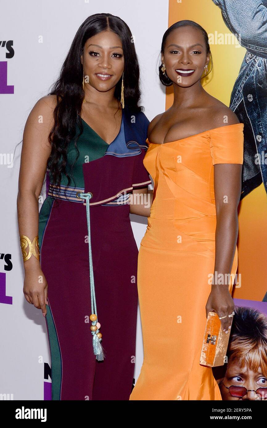 (L-R) Actors Tiffany Haddish and Tika Sumpter attend "Nobody's Fool ...